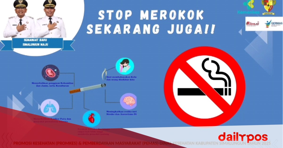 Stop Merokok - Dailypos